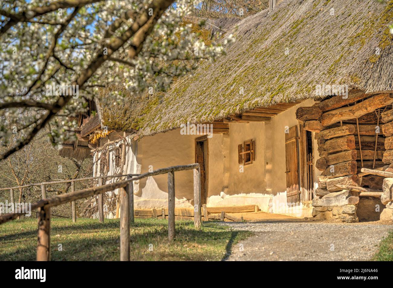 Traditional Austrian house, HDR Image Stock Photo - Alamy