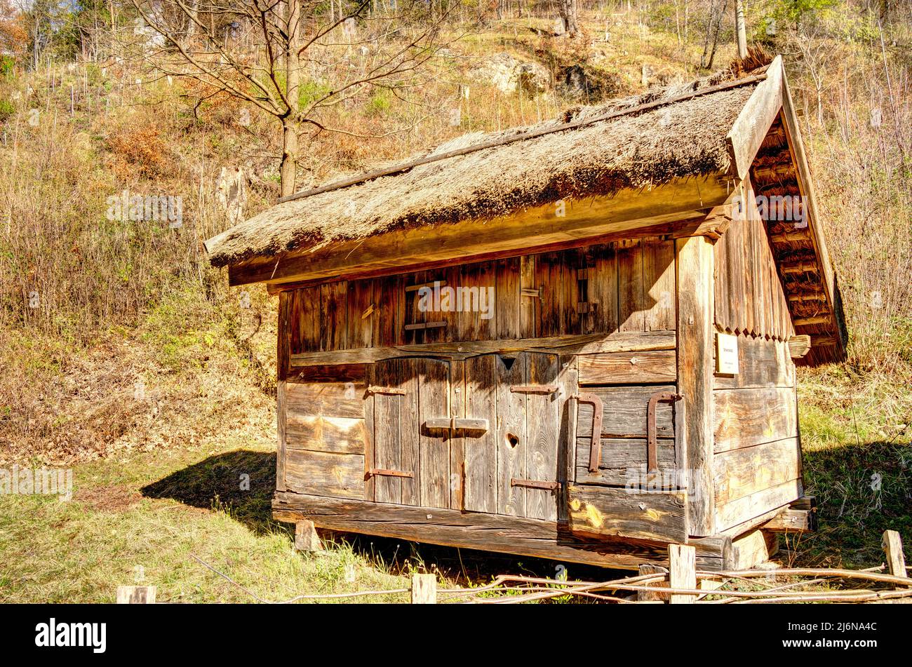 Traditional Austrian house, HDR Image Stock Photo - Alamy