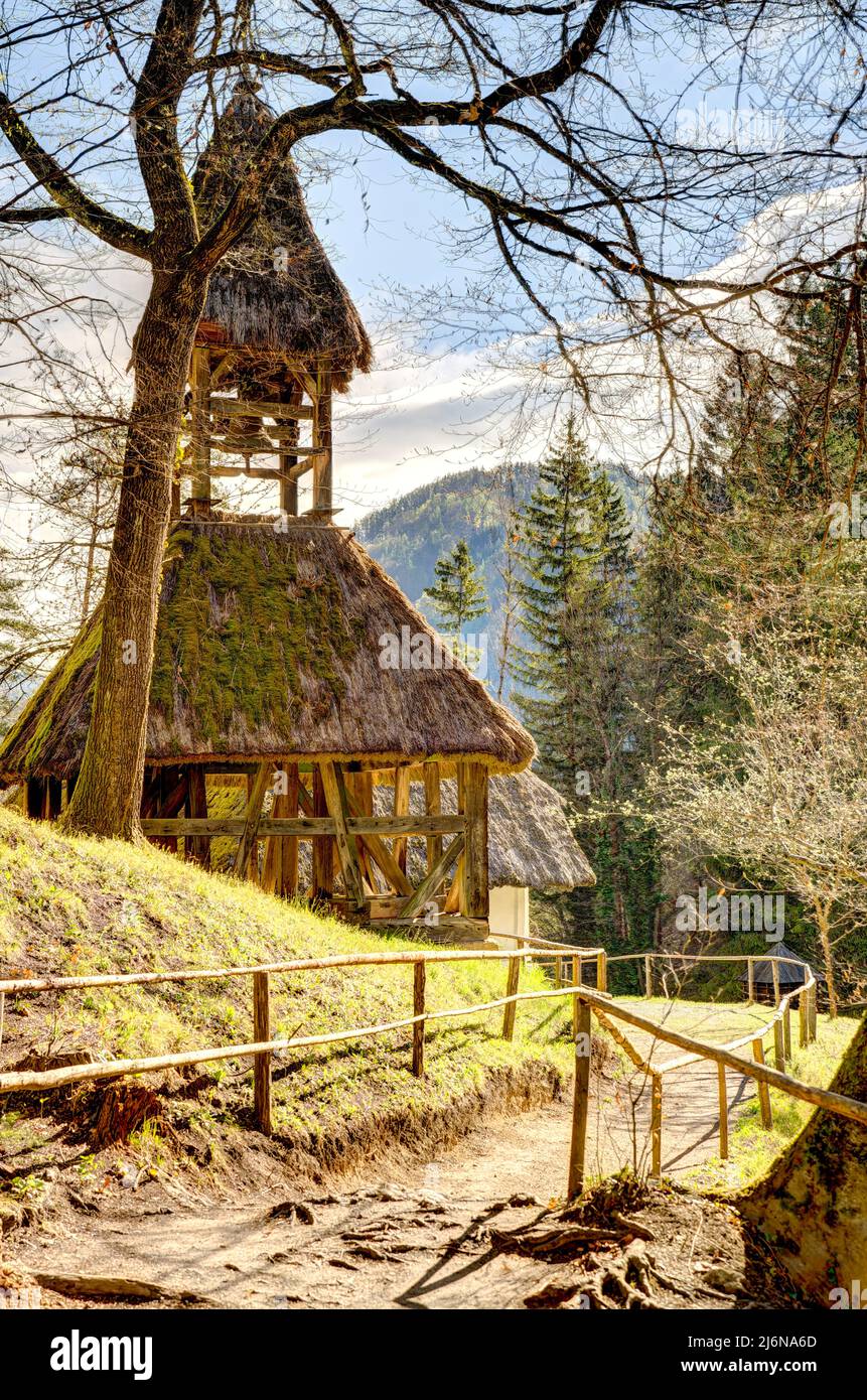 Traditional Austrian house, HDR Image Stock Photo - Alamy