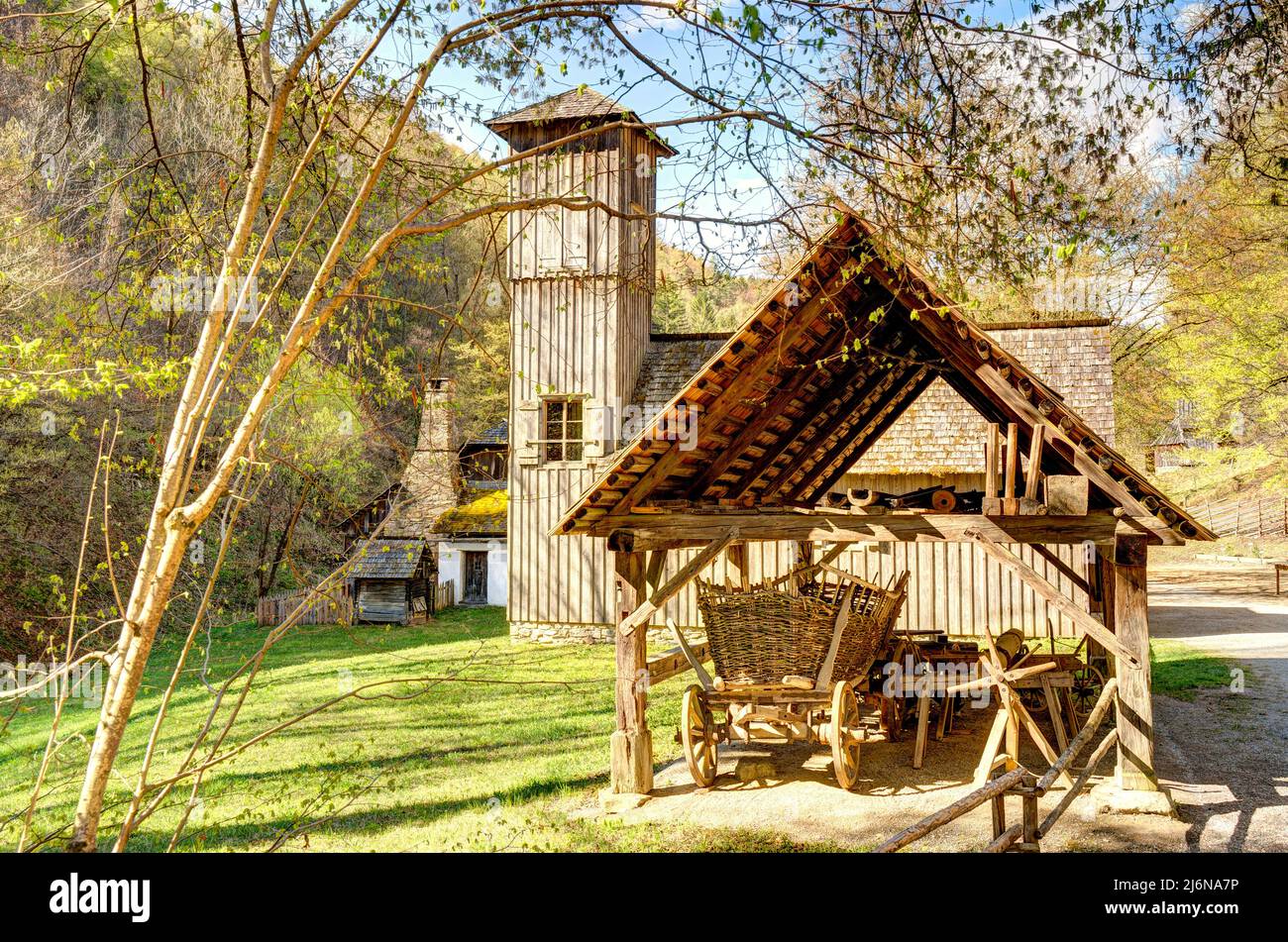 Traditional Austrian house, HDR Image Stock Photo - Alamy