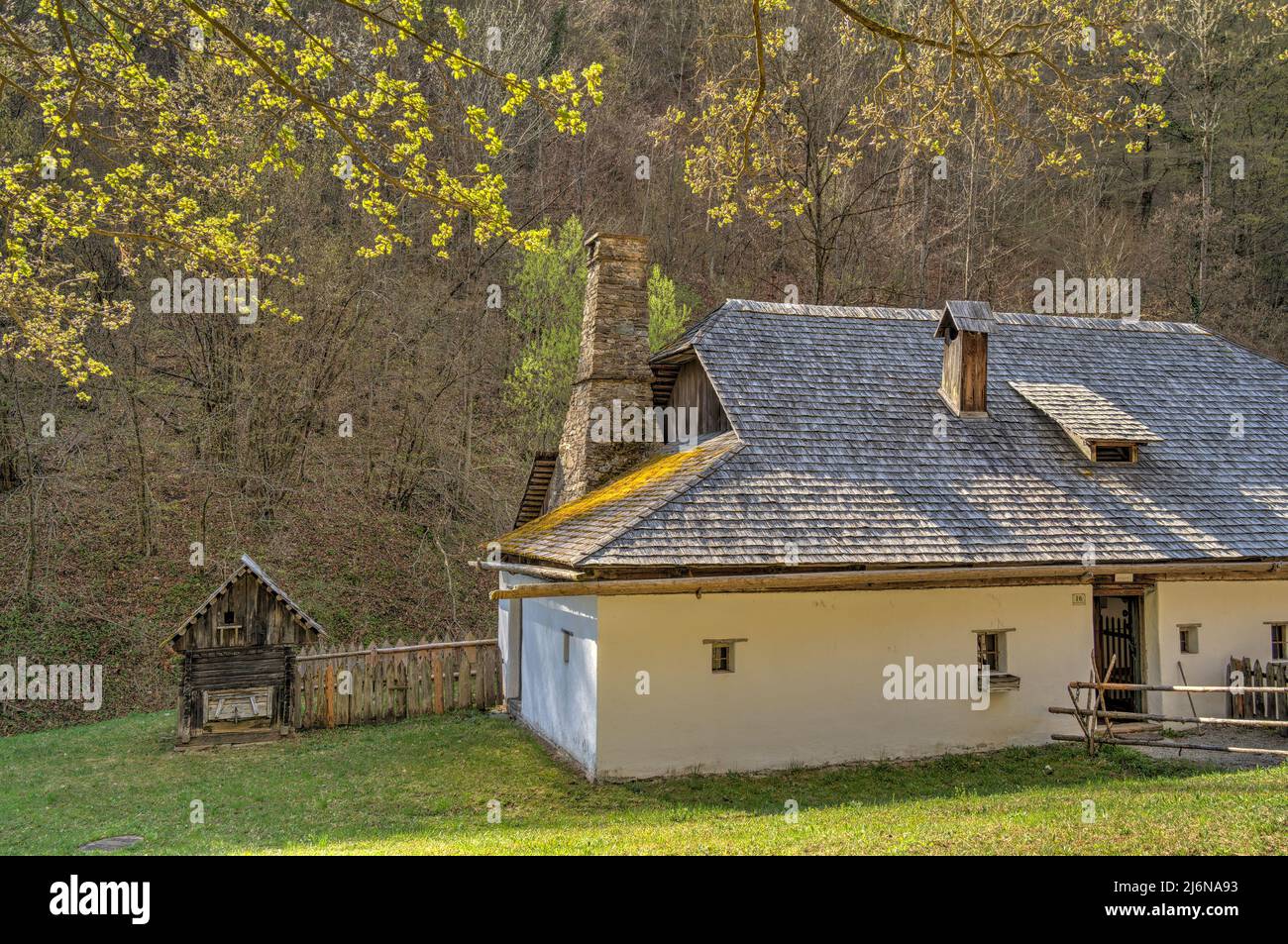Traditional Austrian house, HDR Image Stock Photo - Alamy