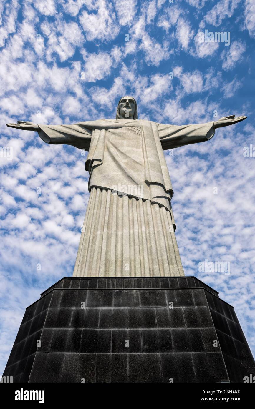 Jesus Christ the Redeemer statue, Corcovado Mountain, Rio de Janeiro ...