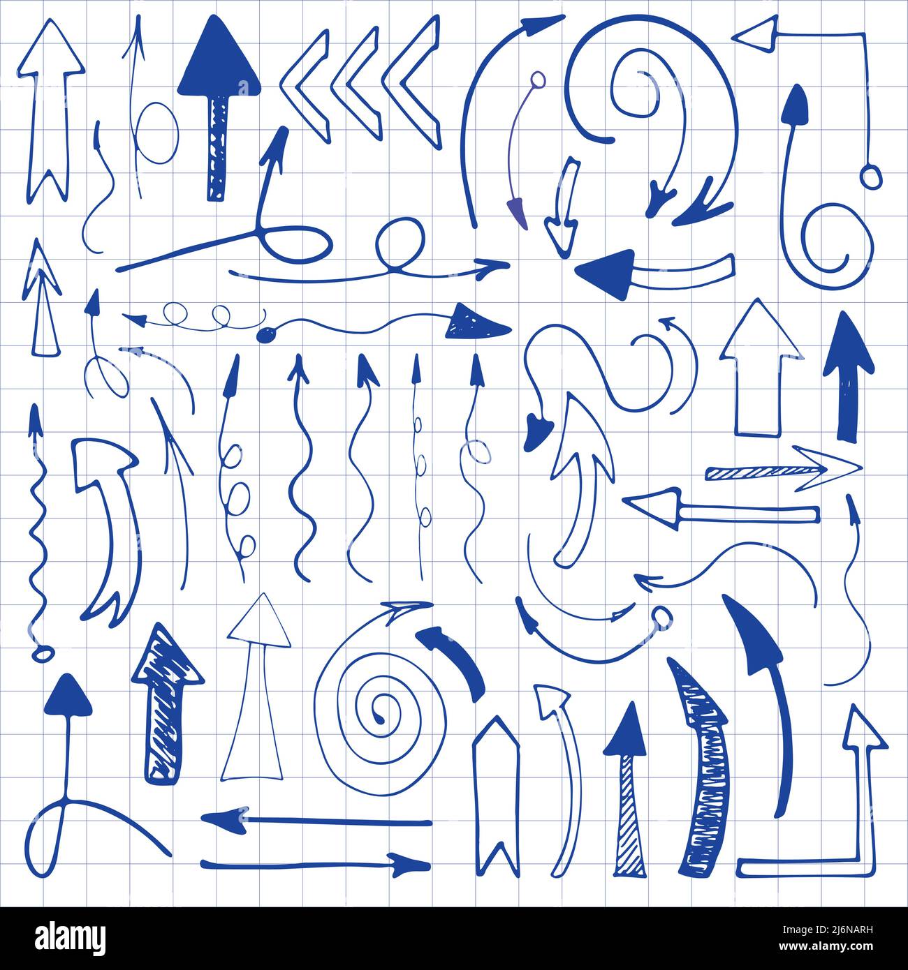 Arrow paints collection Stock Vector Image & Art - Alamy