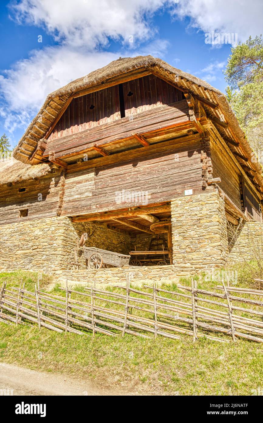 Traditional Austrian house, HDR Image Stock Photo - Alamy
