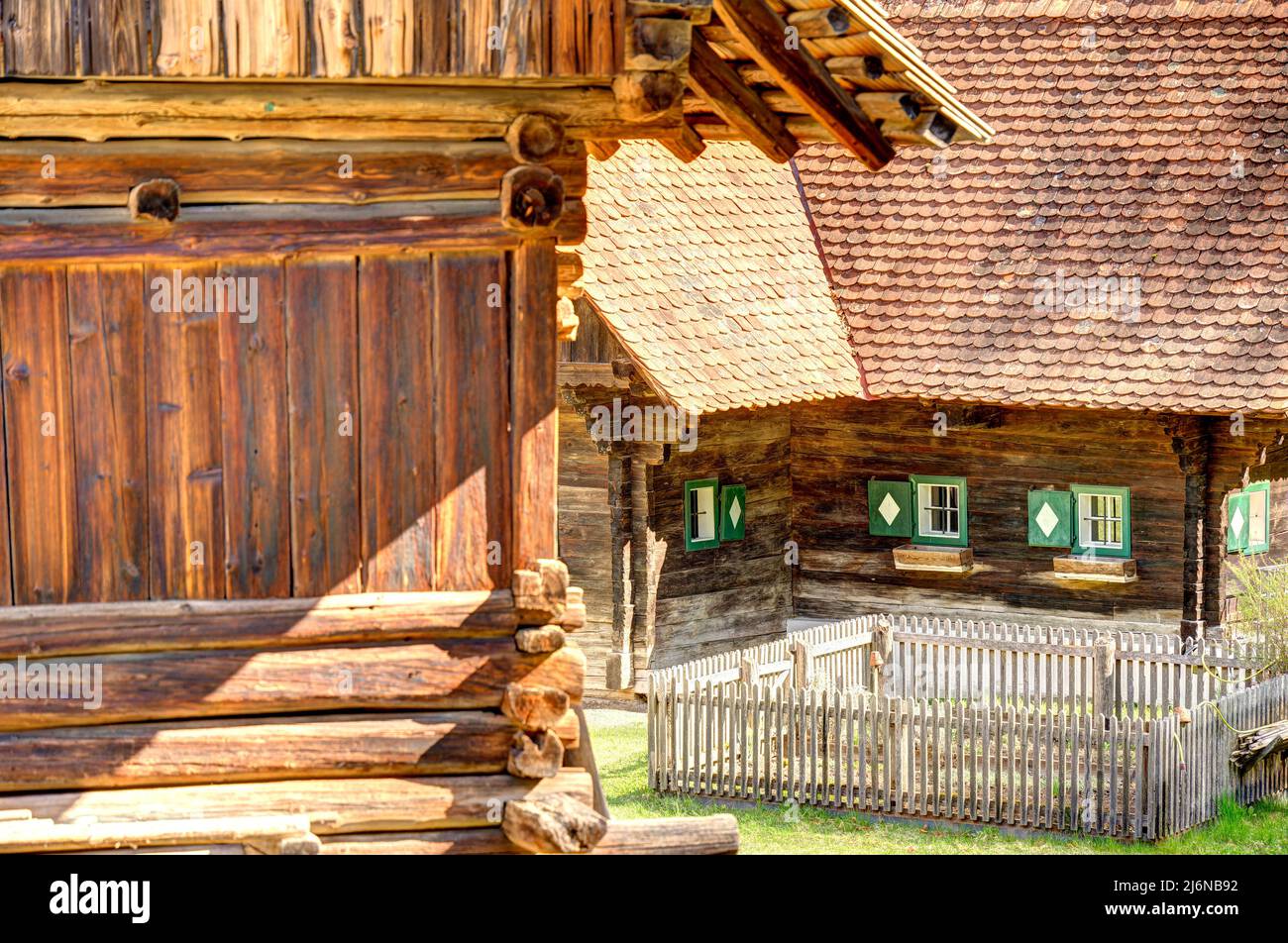 Traditional Austrian house, HDR Image Stock Photo - Alamy