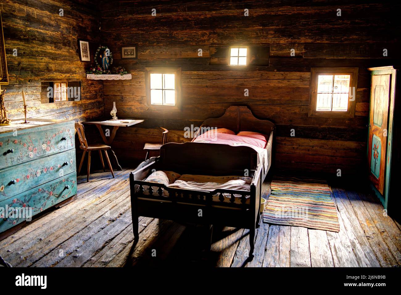 Traditional Austrian house, HDR Image Stock Photo - Alamy