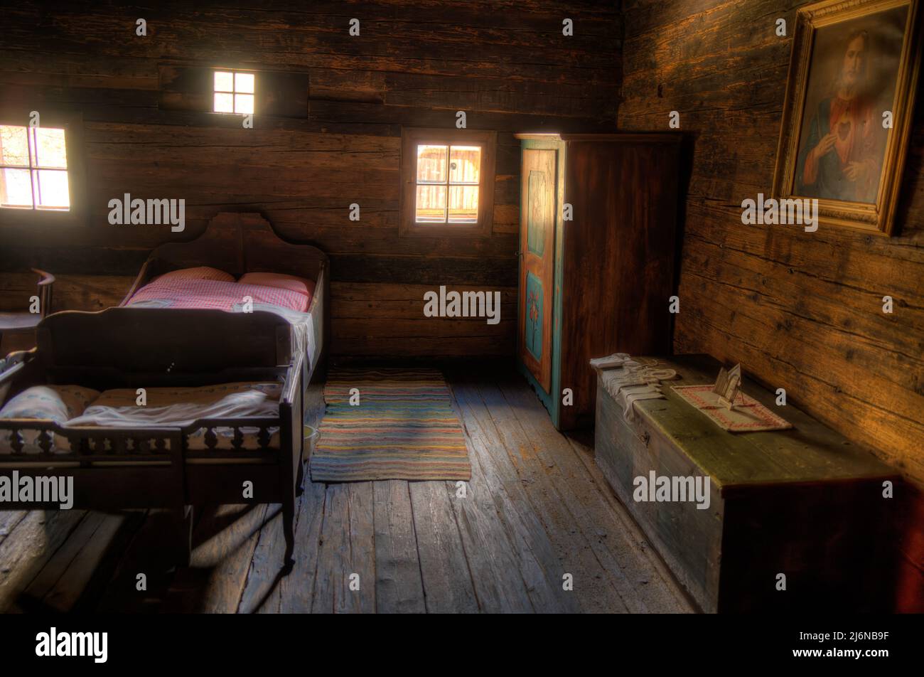 Traditional Austrian house, HDR Image Stock Photo - Alamy