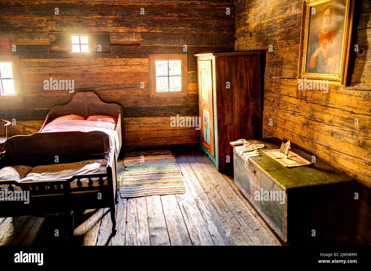 Traditional Austrian house, HDR Image Stock Photo - Alamy