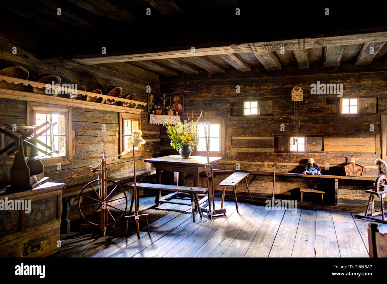 Traditional Austrian house, HDR Image Stock Photo - Alamy
