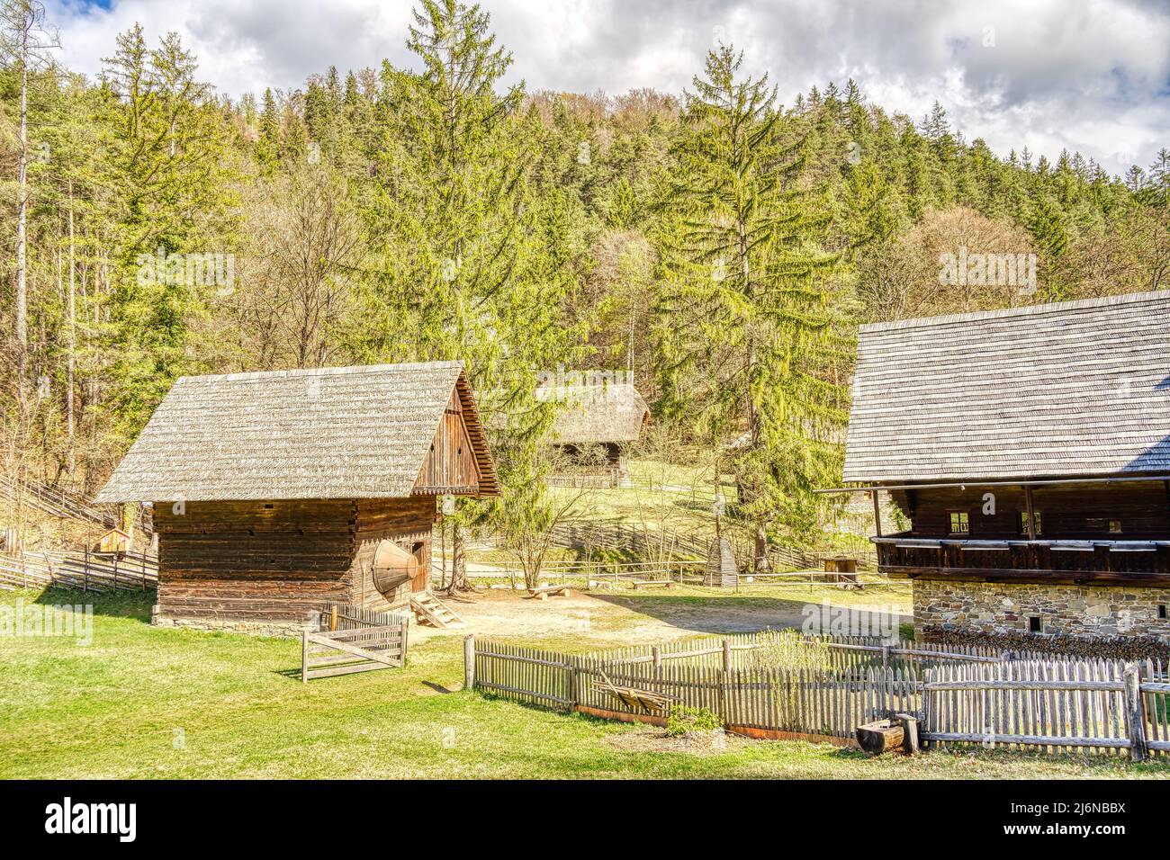 Traditional Austrian house, HDR Image Stock Photo - Alamy
