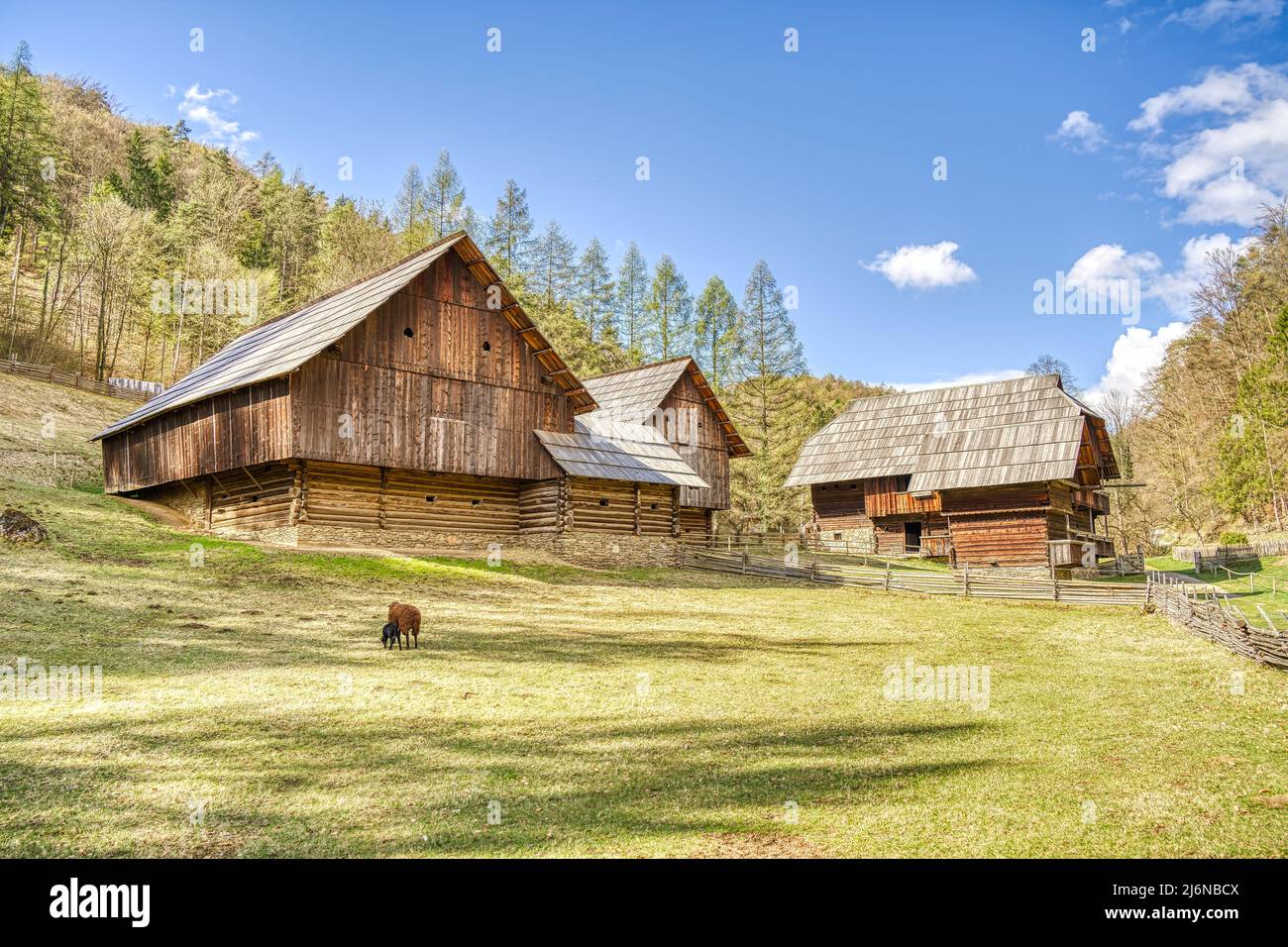 Traditional Austrian house, HDR Image Stock Photo - Alamy