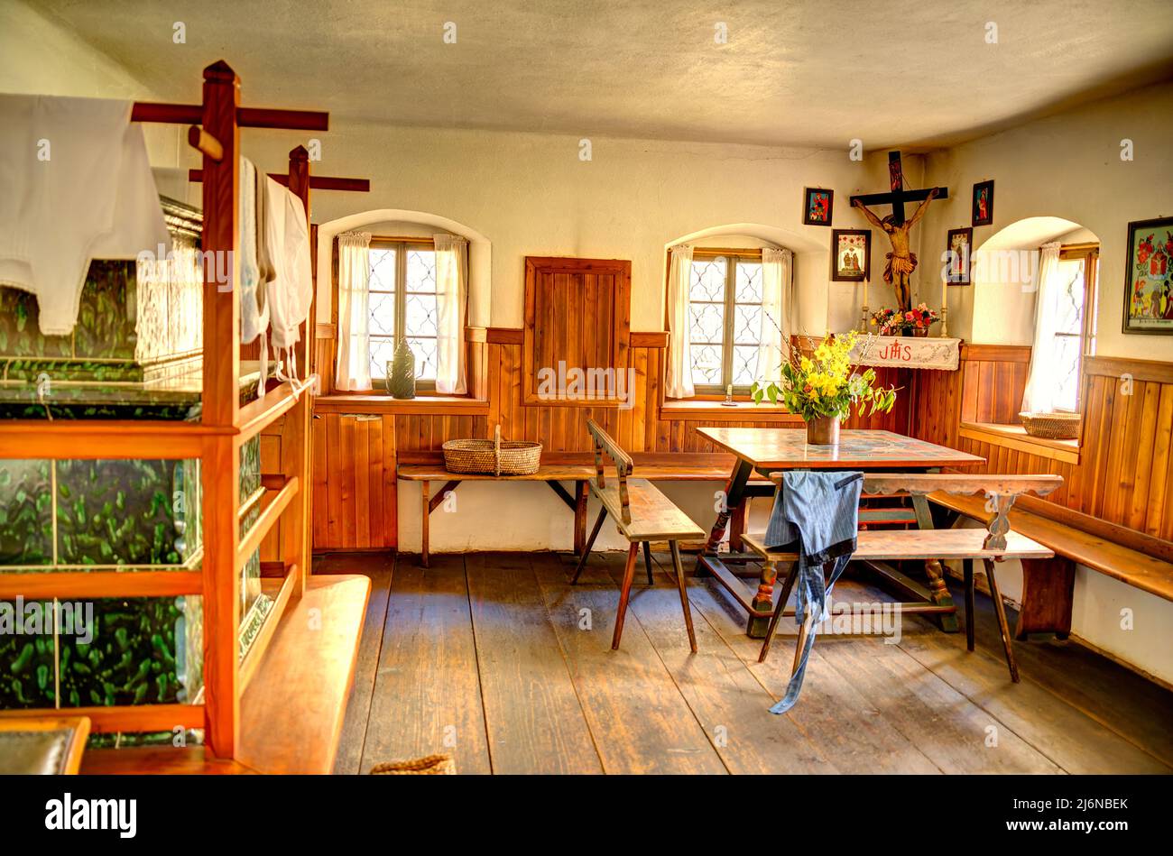 Traditional Austrian house, HDR Image Stock Photo - Alamy