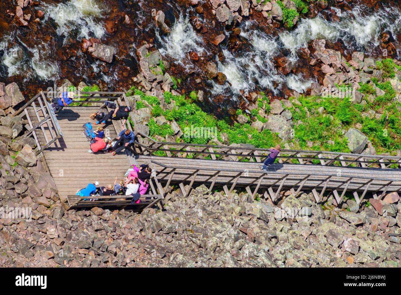 Viewing footbridge hi-res stock photography and images - Alamy