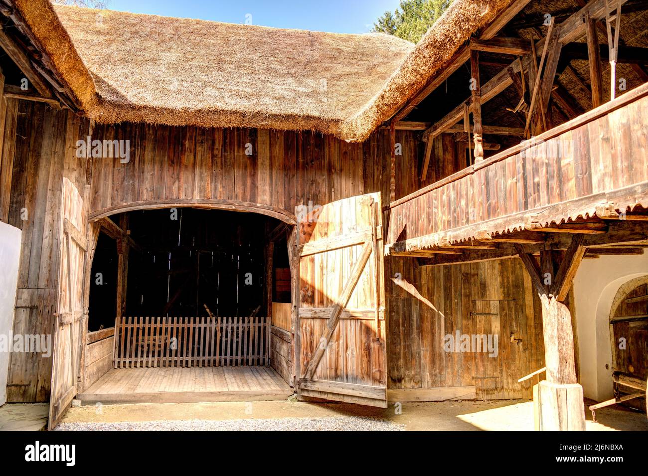 Traditional Austrian house, HDR Image Stock Photo - Alamy