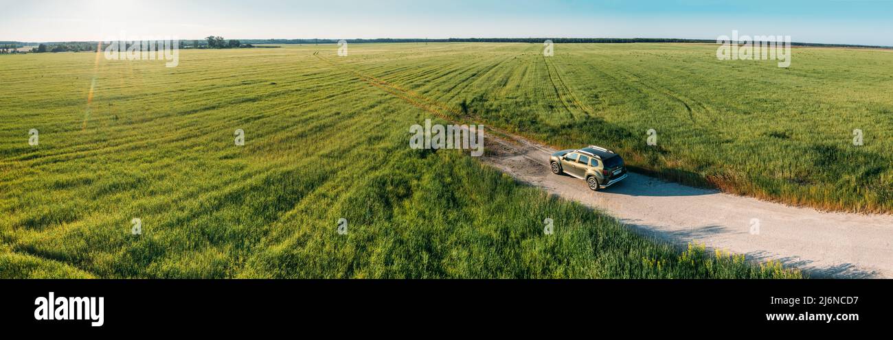 Russia field aerial corn hi-res stock photography and images - Alamy
