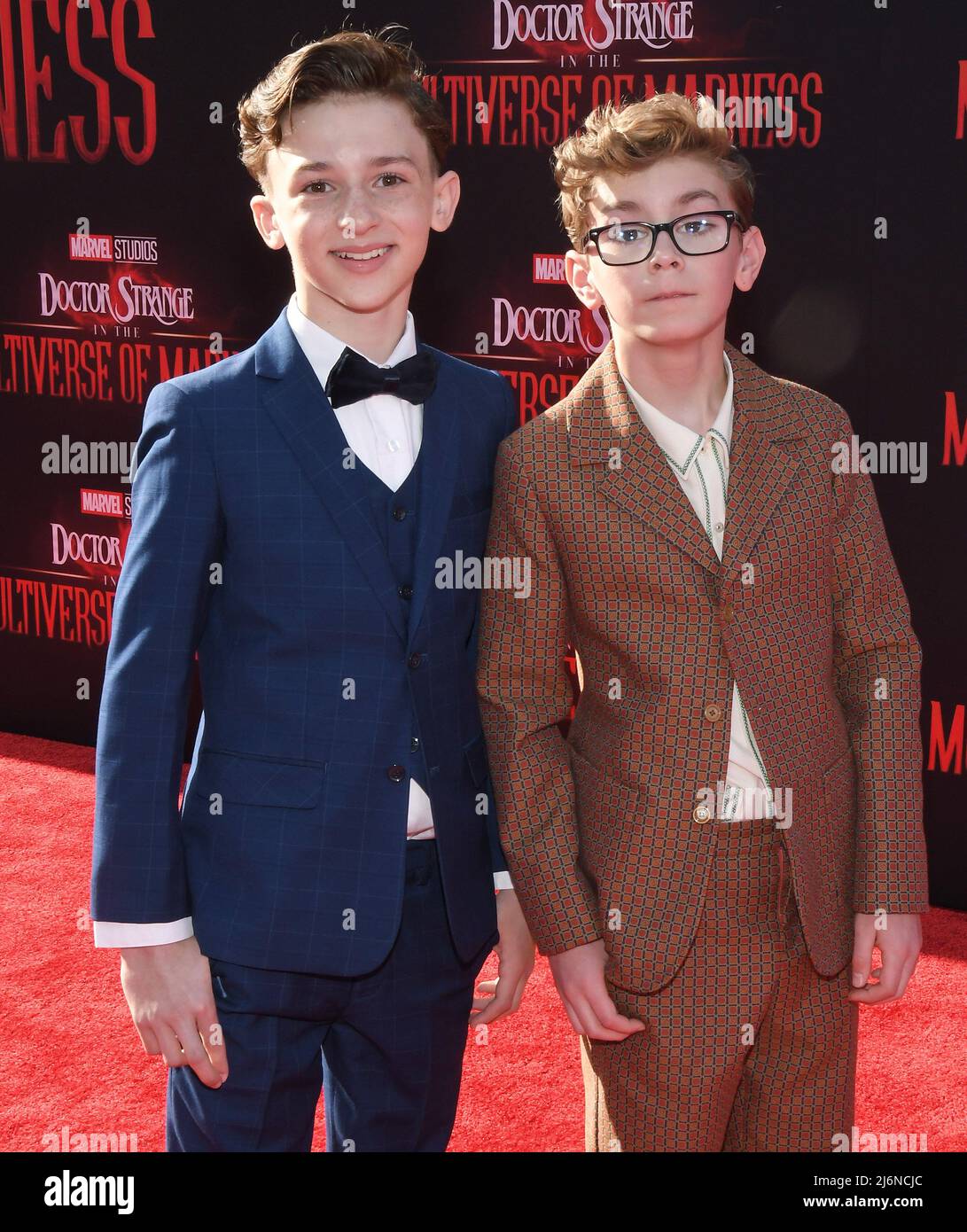 Los Angeles, USA. 02nd May, 2022. (L-R) Jett Klyne and Julian Hilliard ...