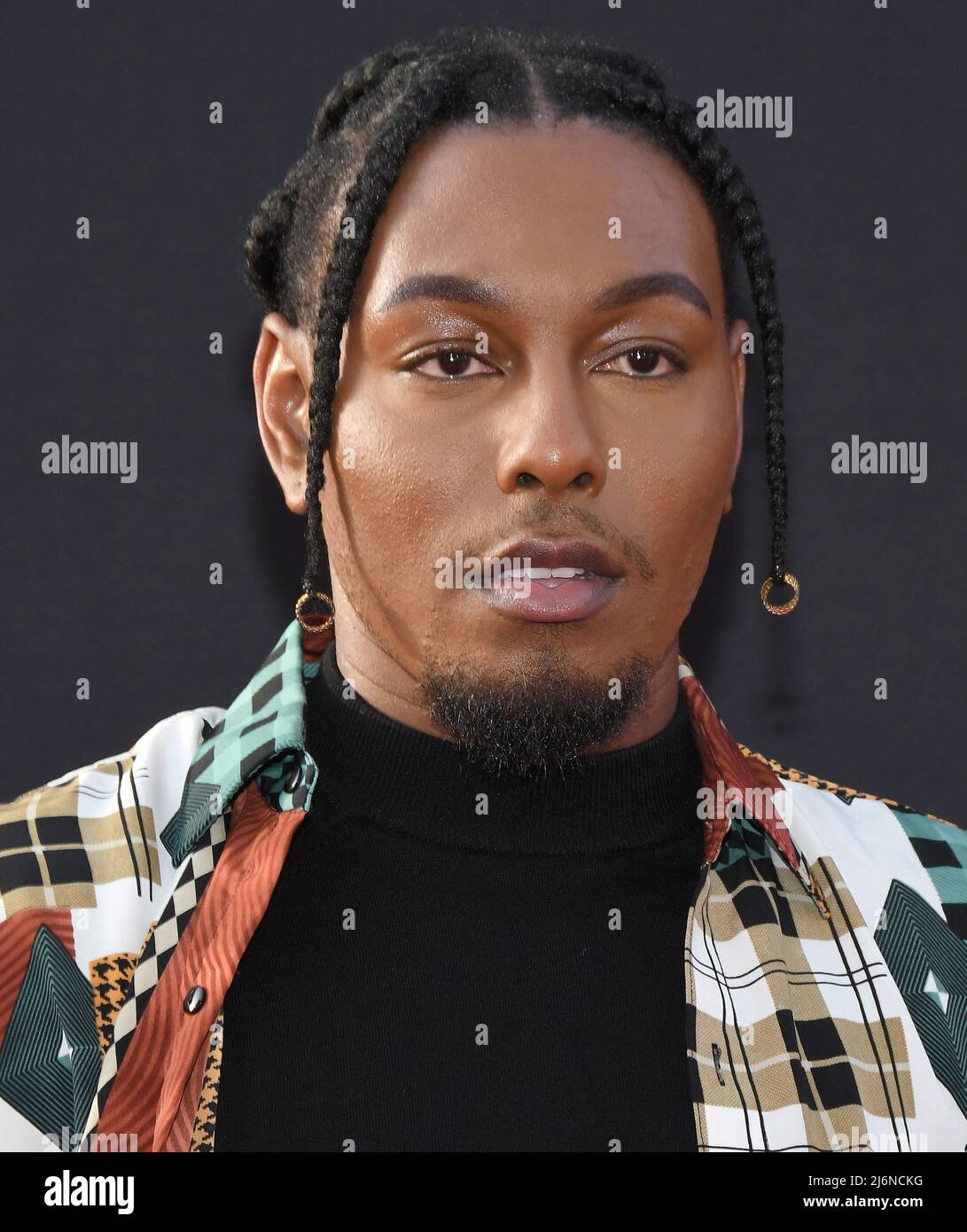 Los Angeles, USA. 02nd May, 2022. Terrell Grice arrives at the Marvel ...