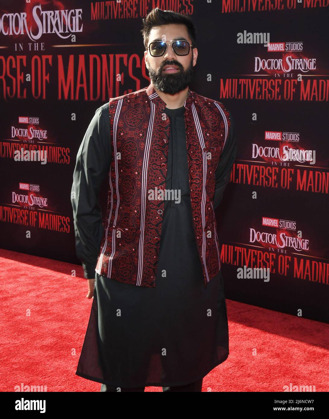 Saagar Shaikh arrives at the Marvel Studios' DOCTOR STRANGE IN THE ...