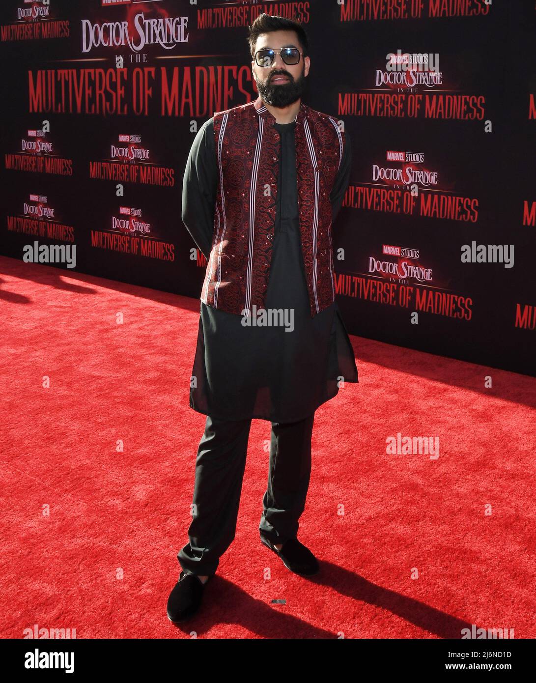 Saagar Shaikh arrives at the Marvel Studios' DOCTOR STRANGE IN THE ...