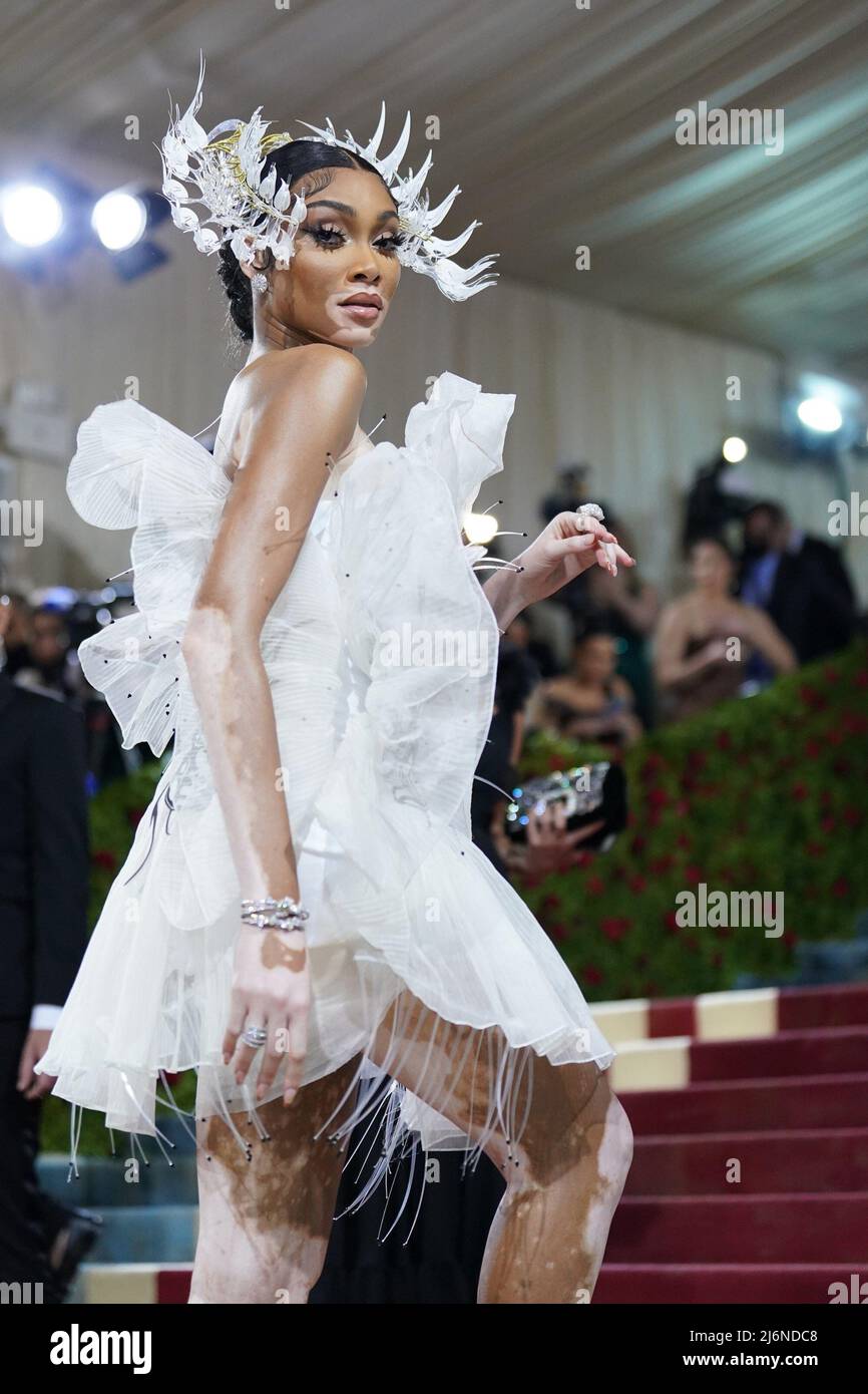 Winnie Harlow at arrivals for Met Gala Costume Institute Benefit and ...