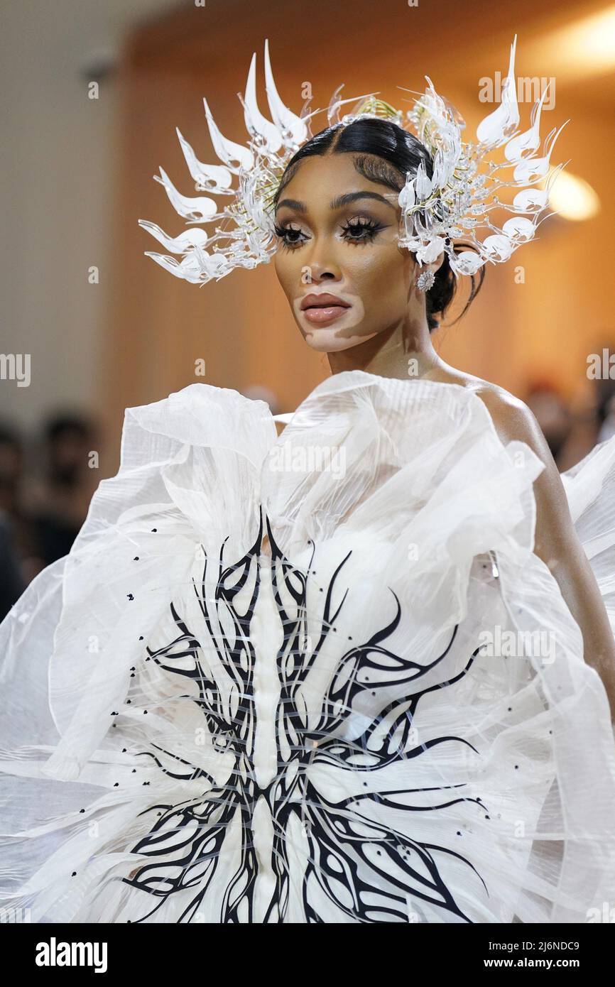 Winnie Harlow at arrivals for Met Gala Costume Institute Benefit and ...