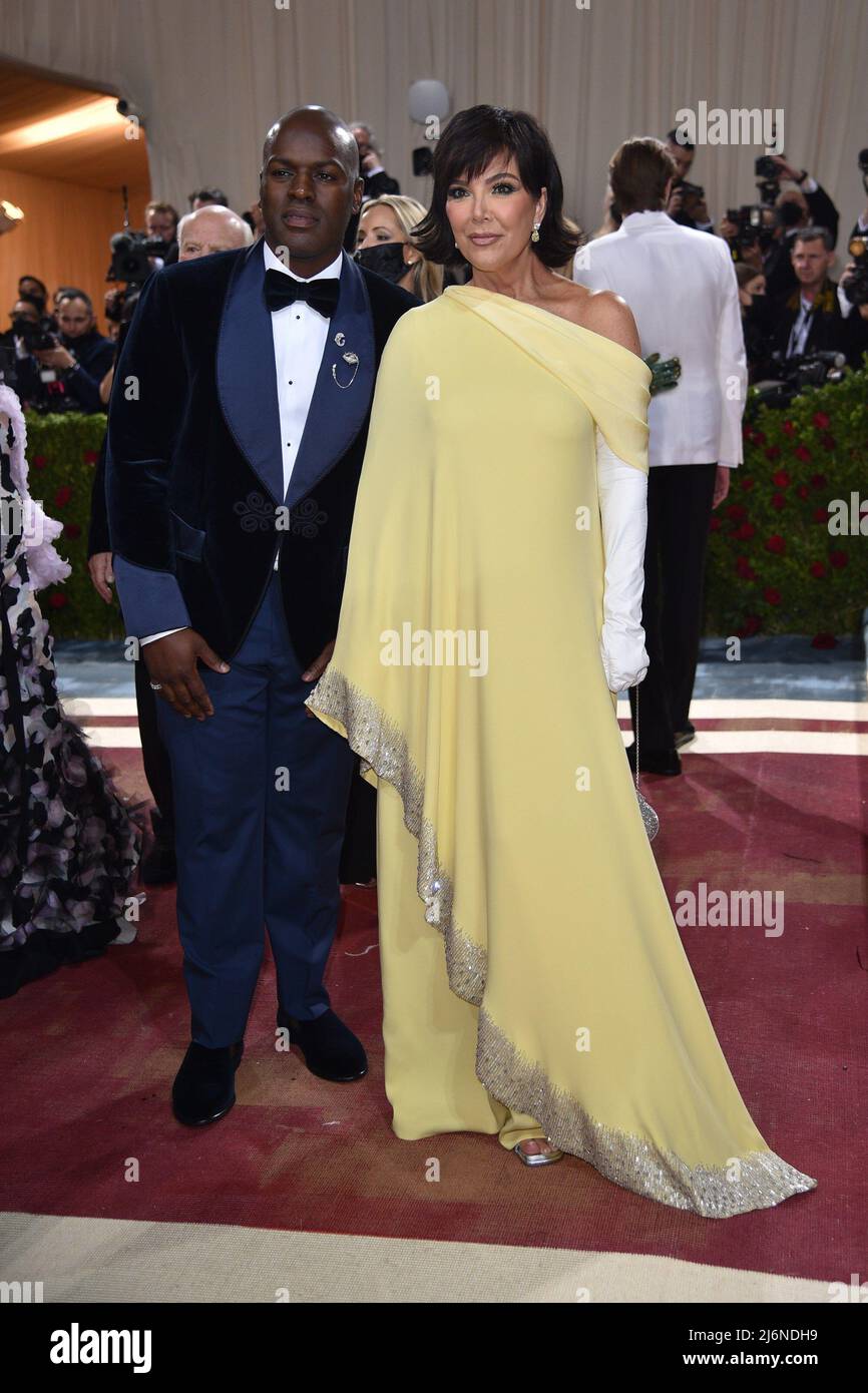 Corey Gamble, Kris Jenner at arrivals for Met Gala Costume Institute ...