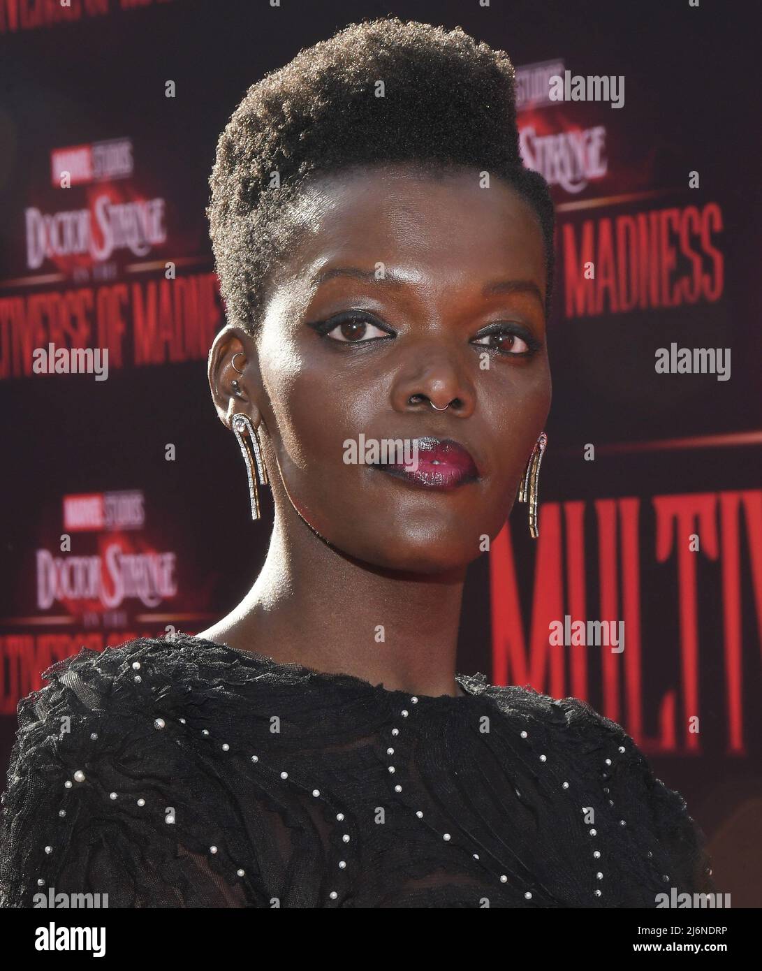 Los Angeles, USA. 02nd May, 2022. Sheila Atim arrives at the Marvel ...
