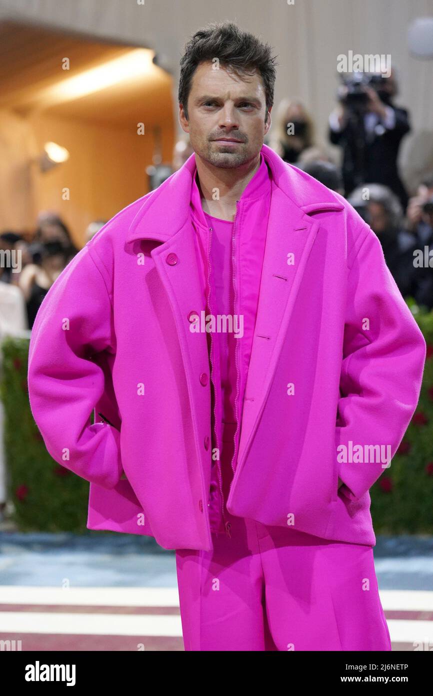 Sebastian Stan at arrivals for Met Gala Costume Institute Benefit and ...