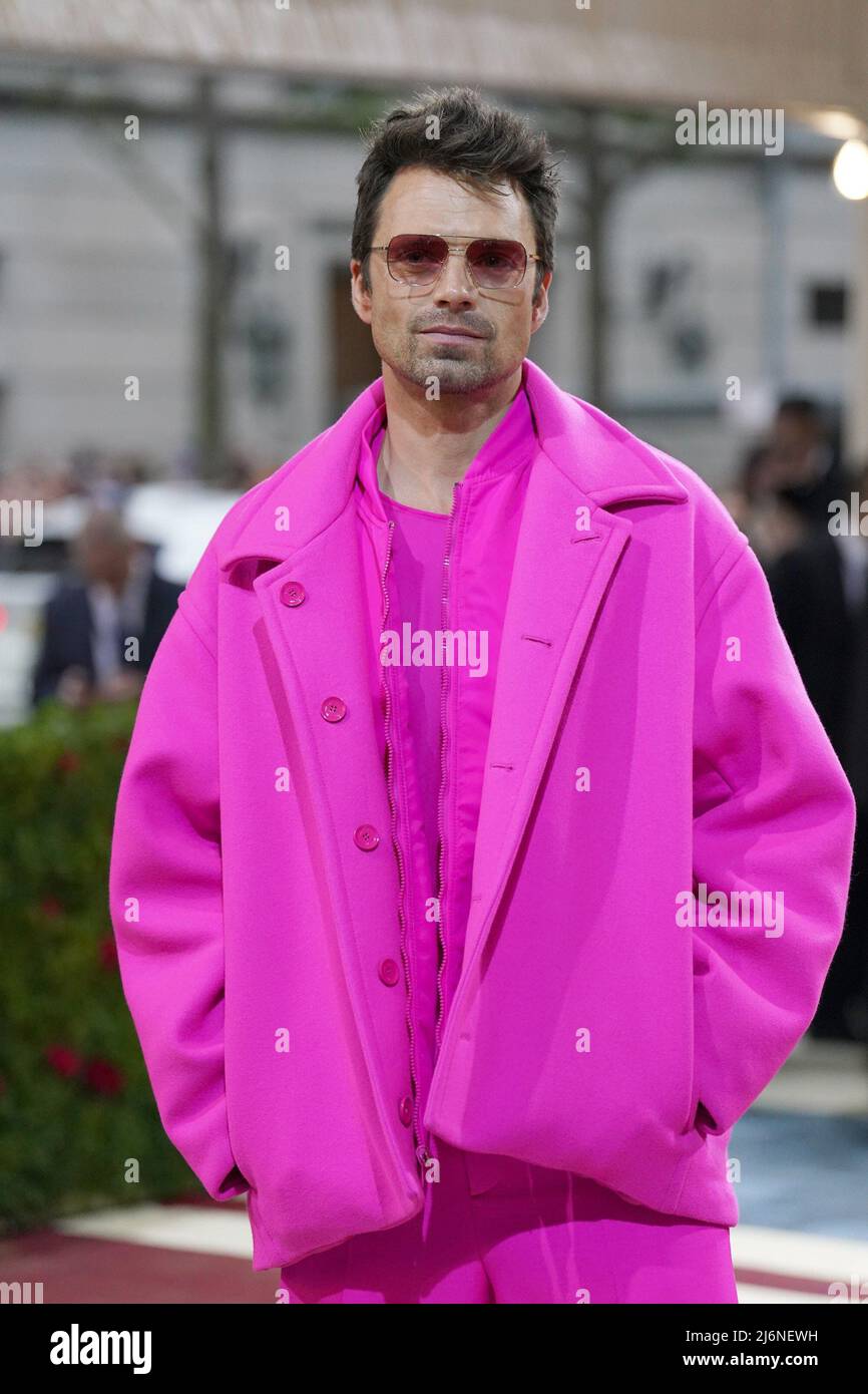 Sebastian Stan at arrivals for Met Gala Costume Institute Benefit and ...