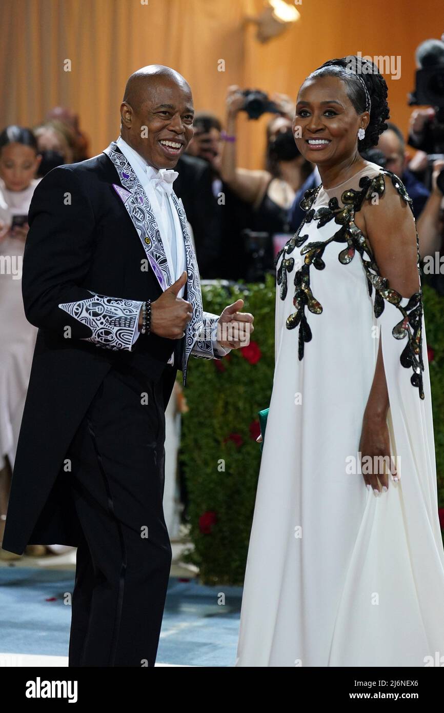 Eric Adams, Tracey Collins at arrivals for Met Gala Costume Institute ...