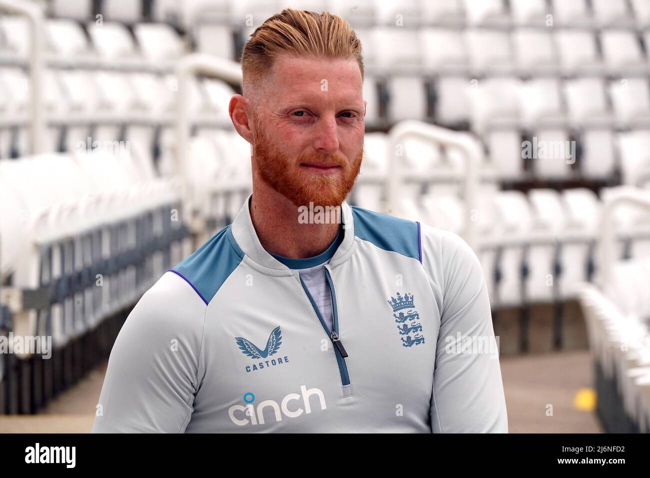 England Men's Test Captain Ben Stokes during a photocall at The ...