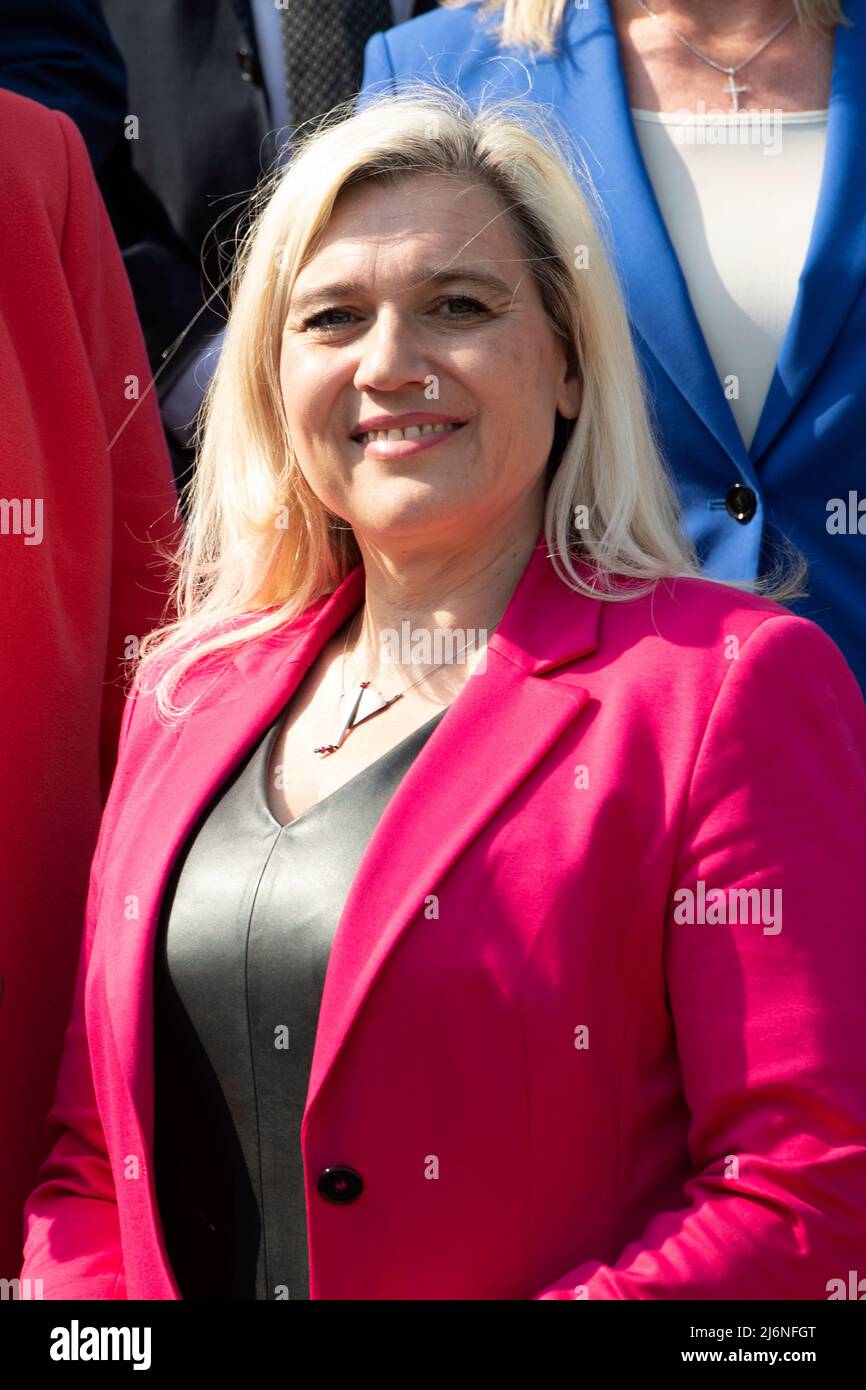 Melanie HUML, deputy CSU chairwoman, presidium meeting of the CDU and ...