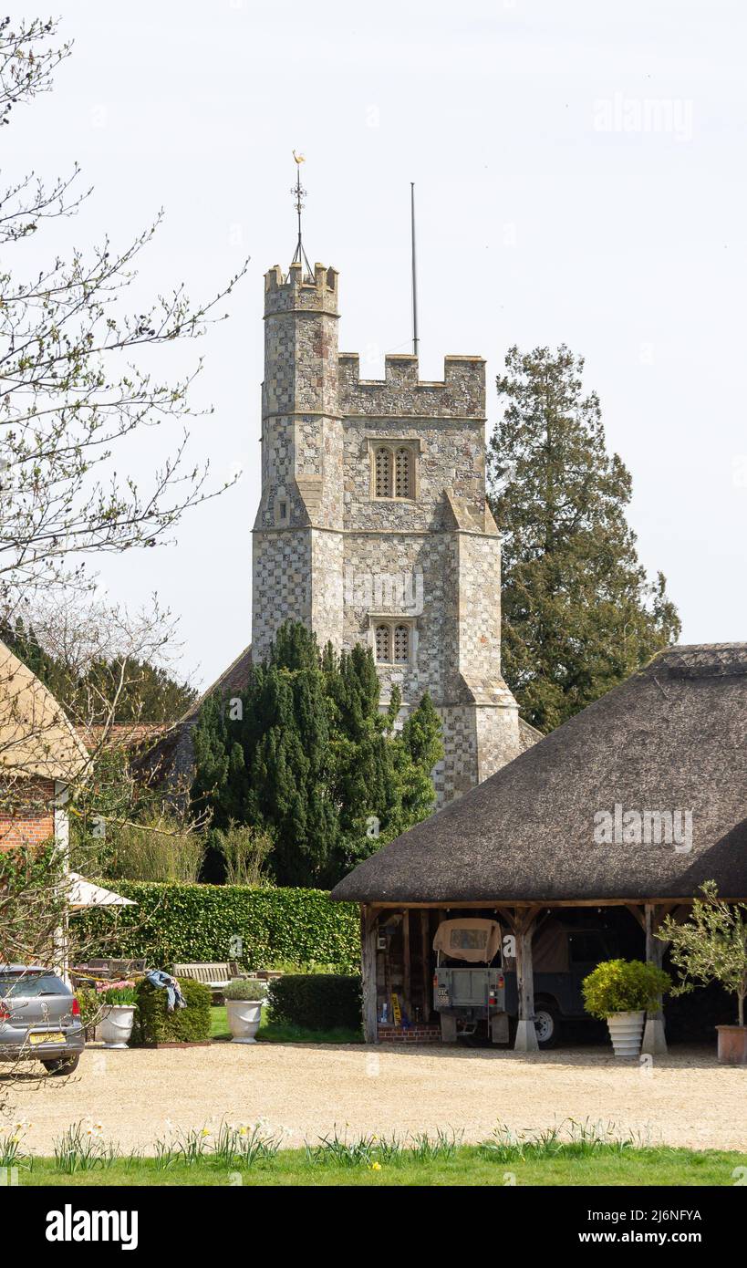 St Nicholas Church, St Nicholas House, Longparish, Hampshire, England ...