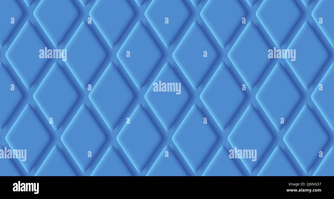 Blue geometric background of volume rhombus creating texture. Vector ...