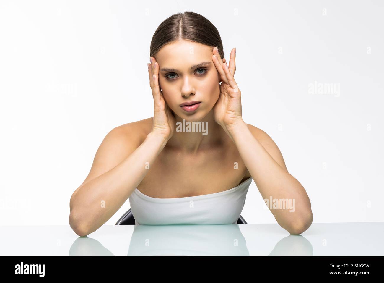 Beauty Face Woman Natural Healthy Cosmetic Skin Pure Sresh Beautiful