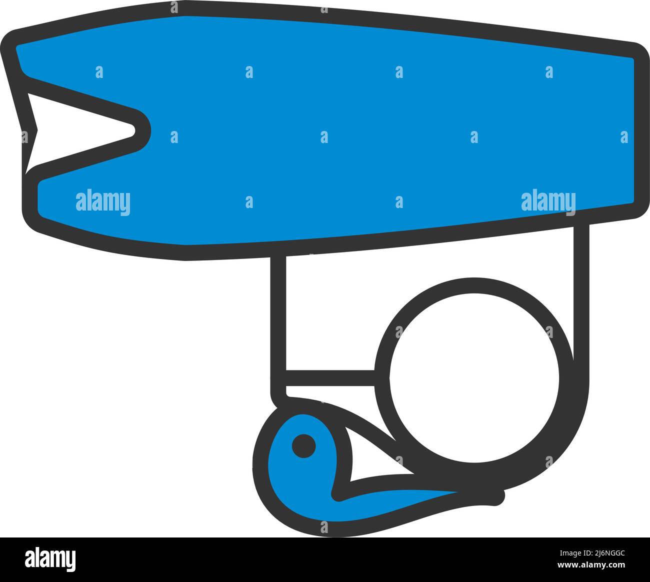 Bike Light Equipment Icon. Editable Bold Outline With Color Fill Design ...