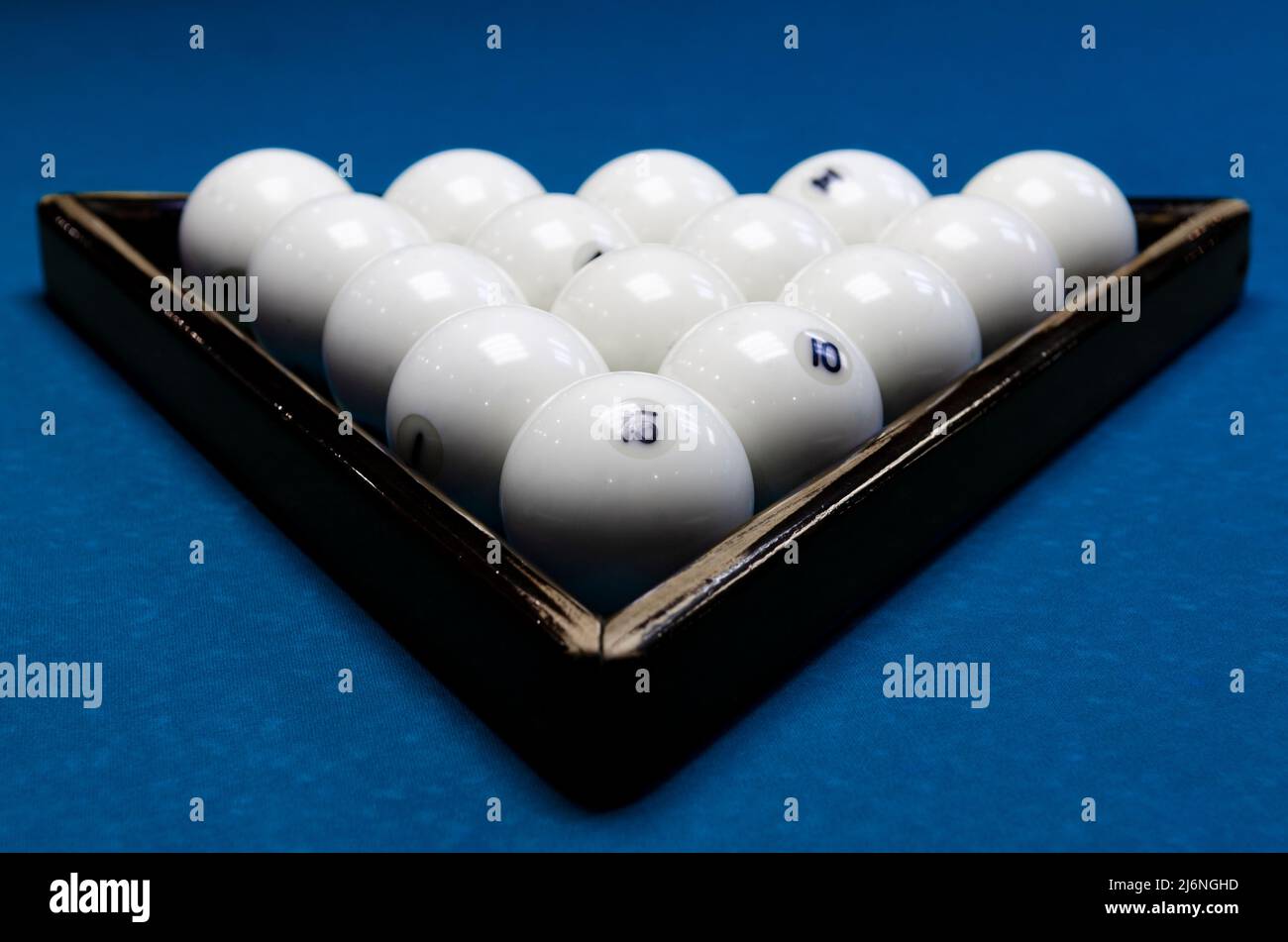 Table billiards ball top view hi-res stock photography and images - Alamy