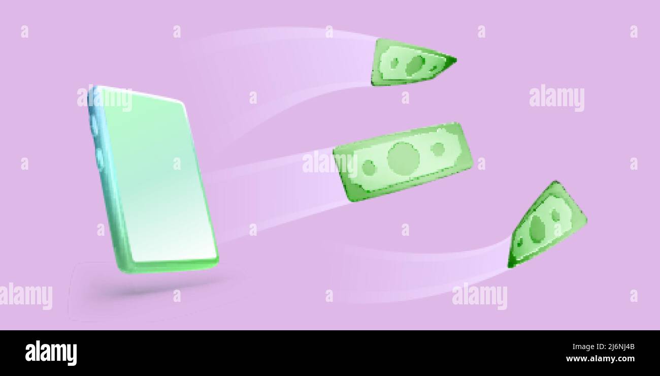 Cartoon money flying hi-res stock photography and images - Alamy