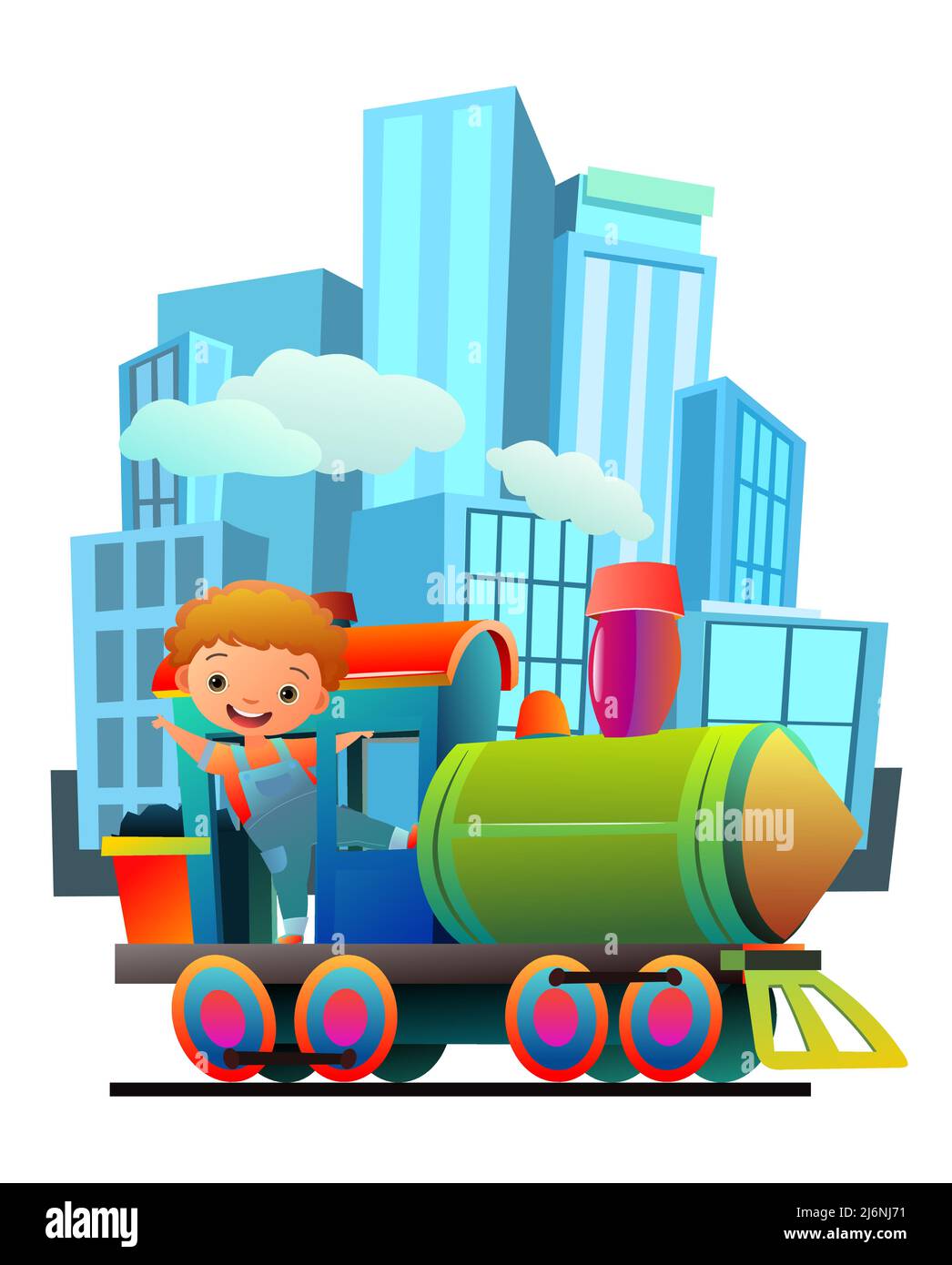 Big boy steam train Cut Out Stock Images & Pictures - Alamy