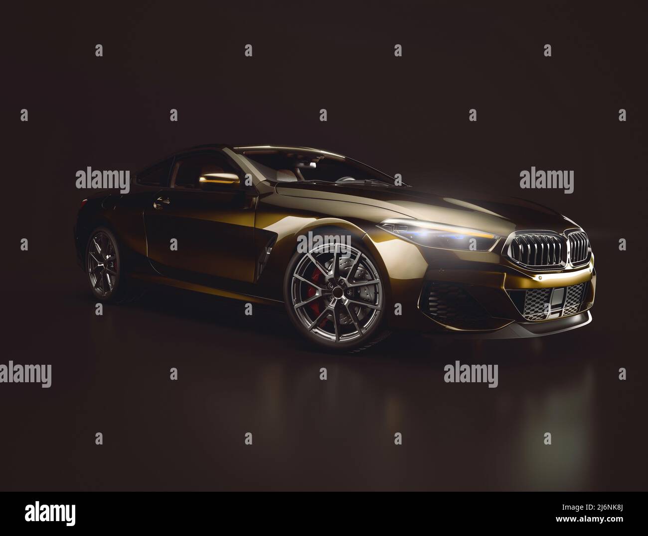 modern car , 3D illustration Stock Photo - Alamy