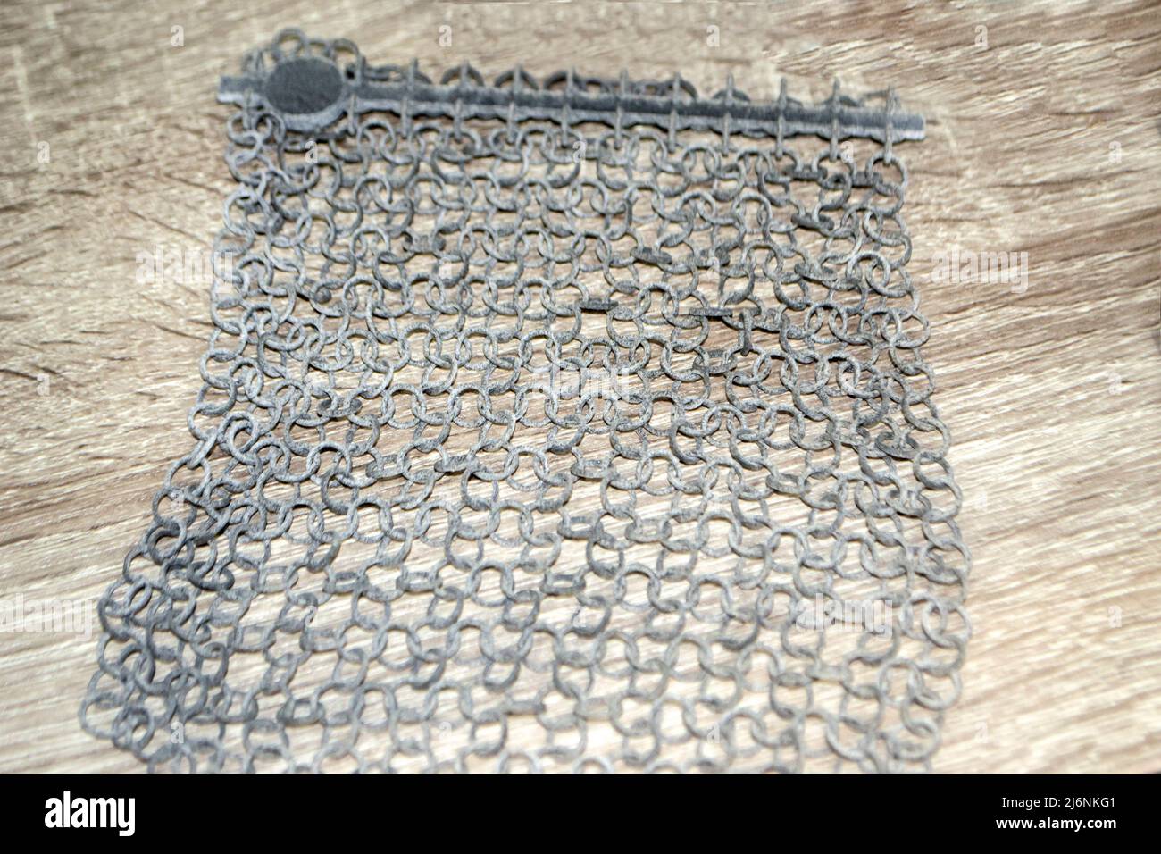 One gray model printed on 3D printer. Gray object printed on 3D printer ...