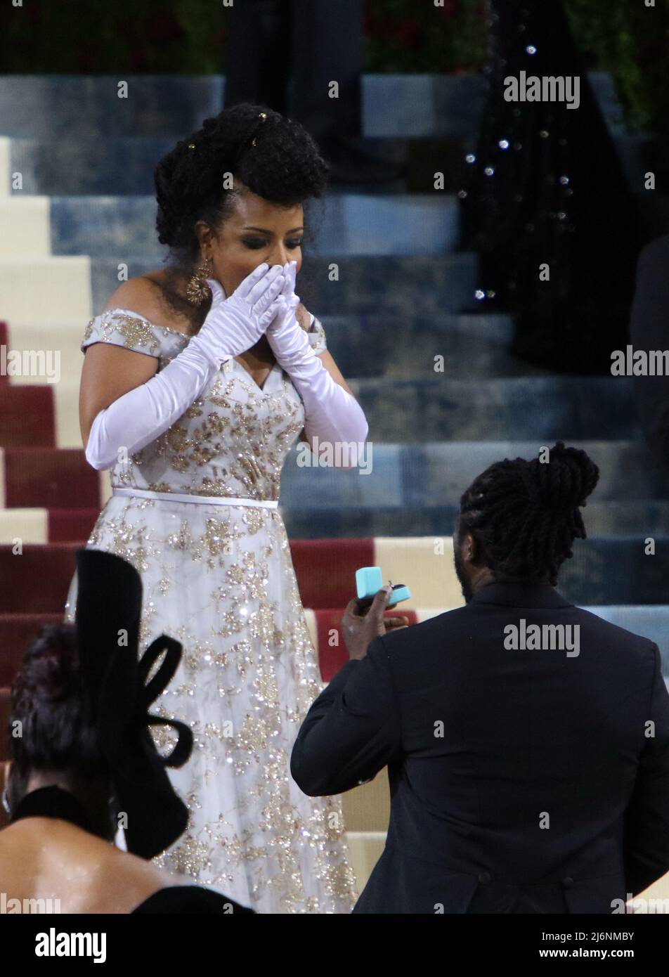 NEW YORK, NEW YORK - MAY 02: Laurie Cumbo and Bobby Digi Olisa at The ...