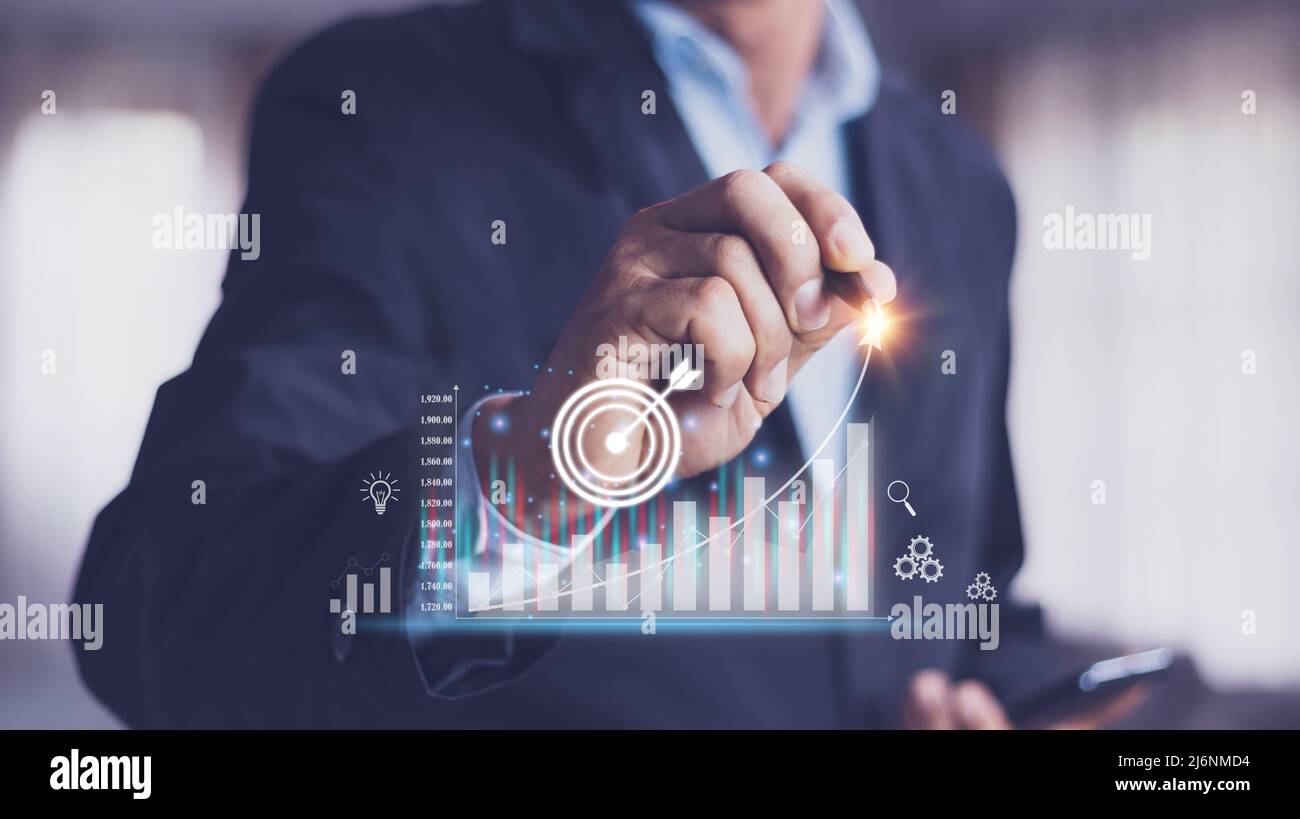 planning and strategy, Stock market, Business growth, progress or ...