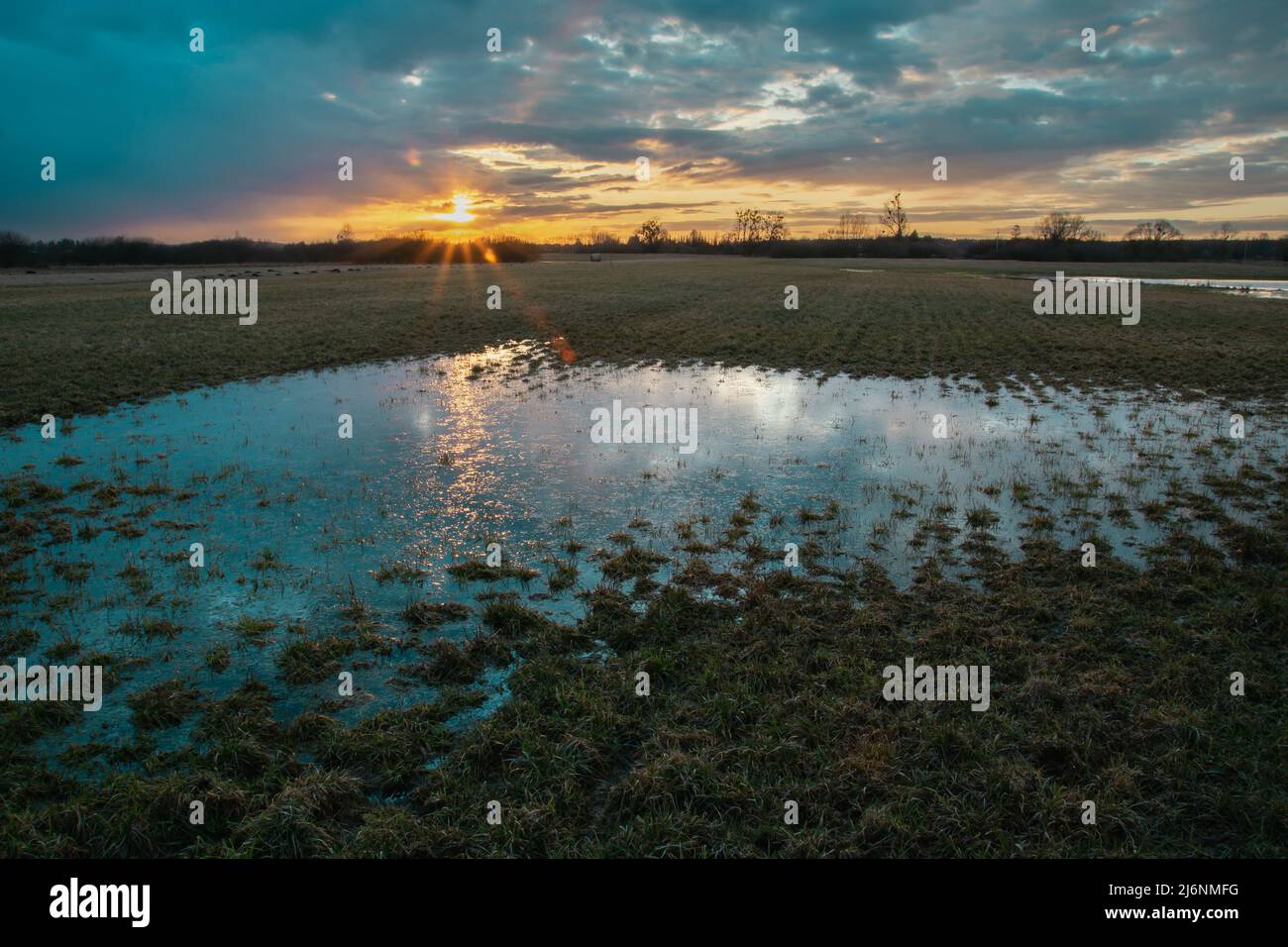Beautiful sunset after rain hi-res stock photography and images - Alamy
