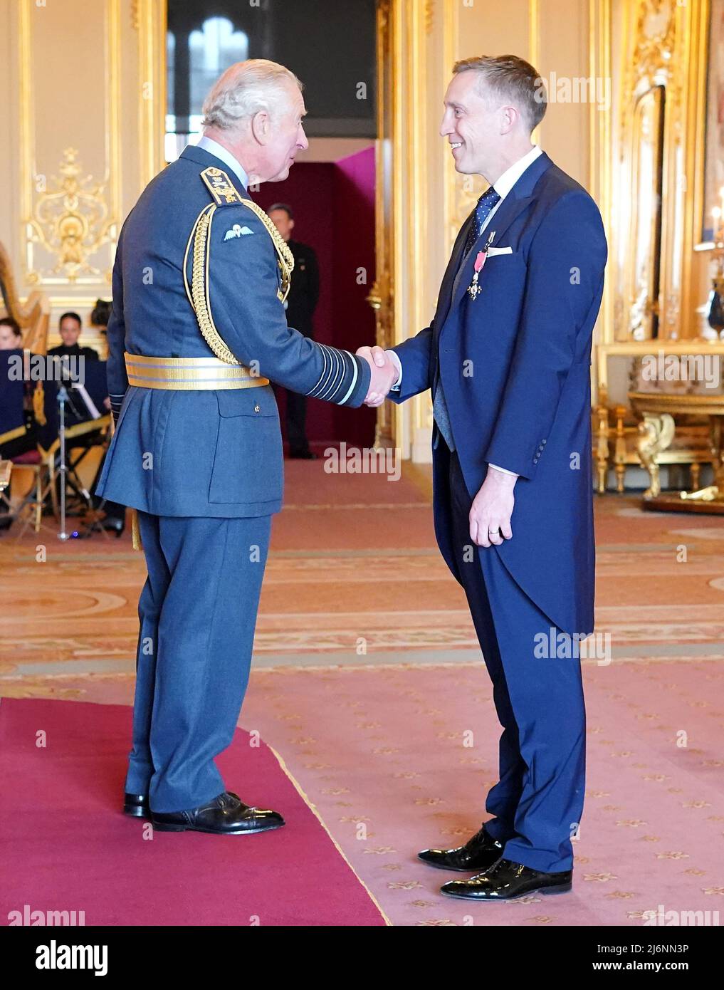 Mr. Stephen Parry from Manchester is made an MBE (Member of the Order ...