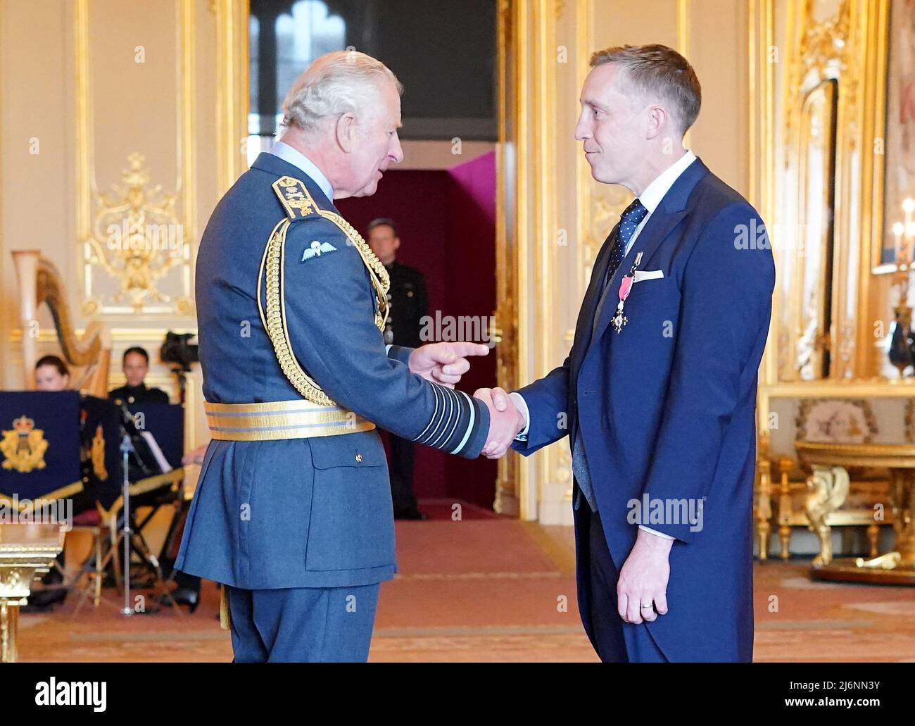 Mr. Stephen Parry from Manchester is made an MBE (Member of the Order ...