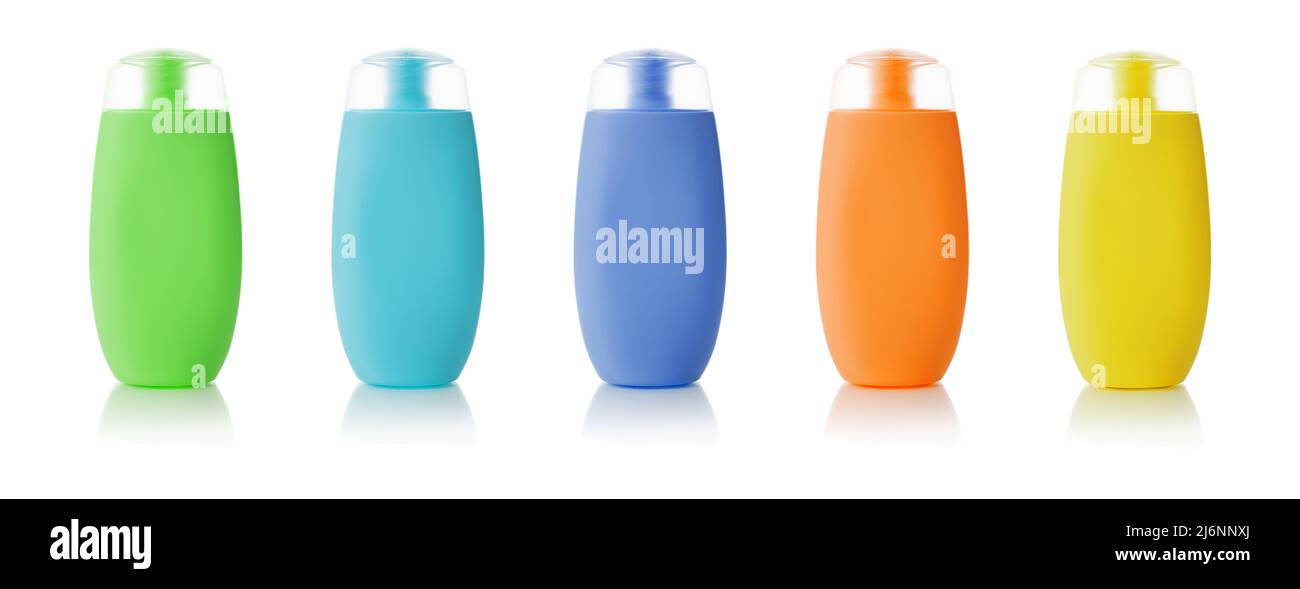 Set cosmetic bottles mockup shampoo hi-res stock photography and images ...