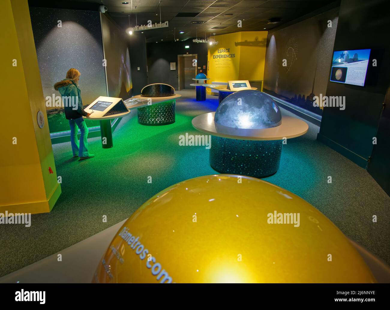 Astronomy 'Experiences' section of the Pic Du Midi Observatory museum ...