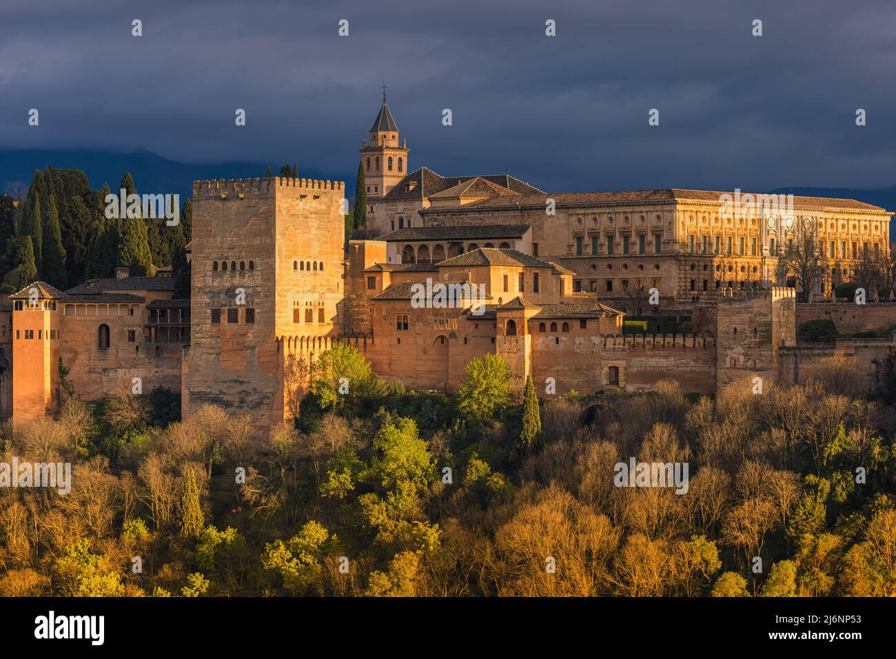 The Alhambra is a palace and fortress complex located in Granada ...