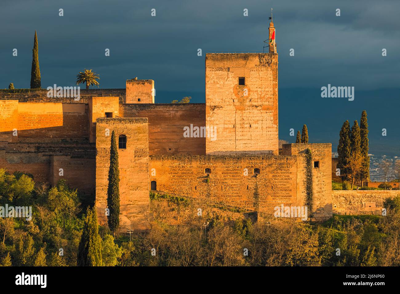 The Alhambra is a palace and fortress complex located in Granada ...